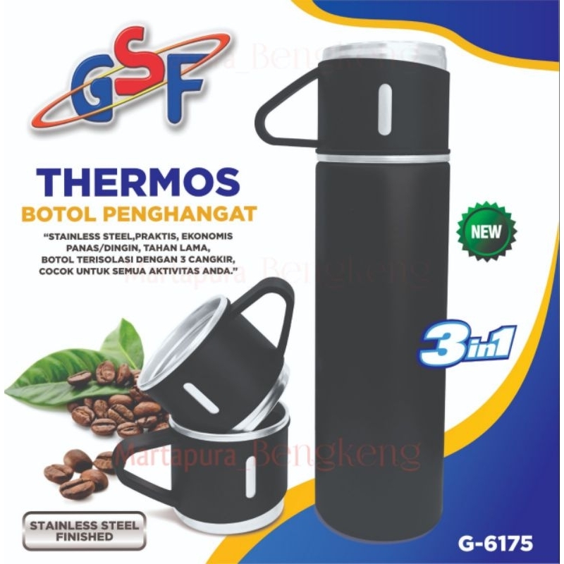 Jual Thermos panas set 3in1 / Vacum botol gelas termos | Shopee Indonesia
