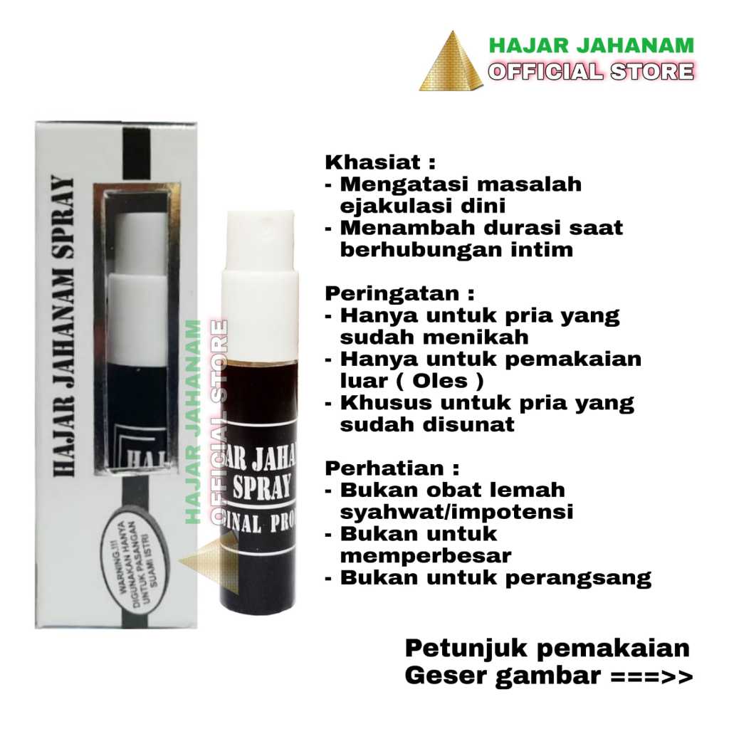 Jual Hajar Spray HJS ORIGINAL Herbal | Shopee Indonesia
