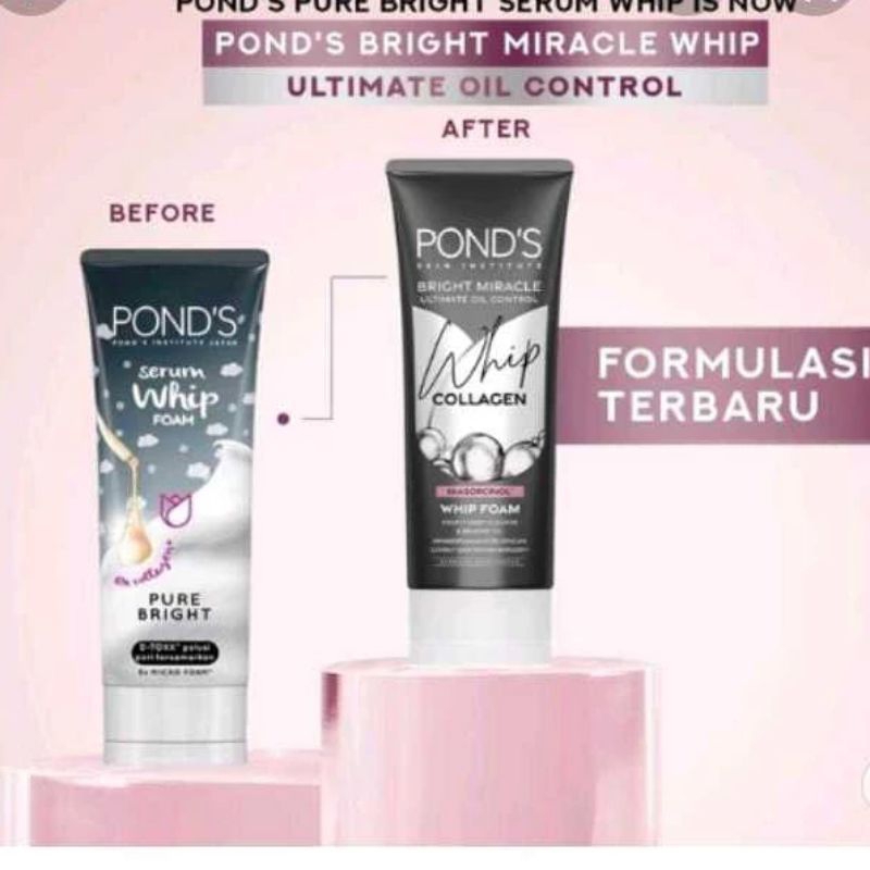 Jual POND'S SERUM WHIP FOAM/pencuci wajah ponds 100gr | Shopee Indonesia