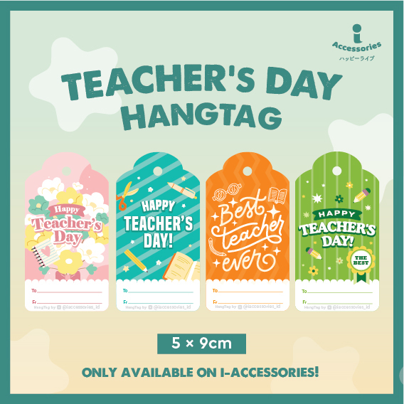 Jual Teacher's Day Hari Guru Hang Tag / Gift Tag / Kartu Ucapan Lucu ...