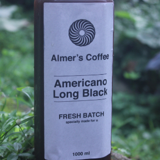 Jual Americano / Long Black Botol 1000 ml 1 Liter / Iced Black / Kopi ...