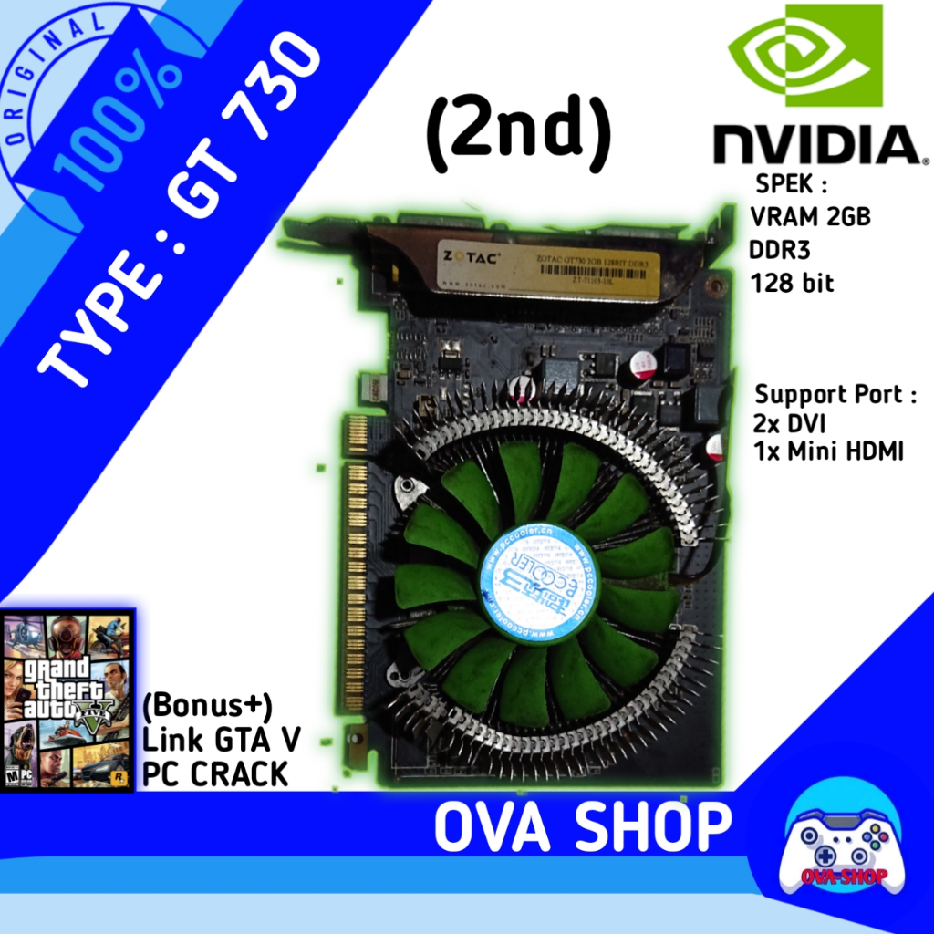 Jual VGA NVIDIA GT730 2GB | Shopee Indonesia