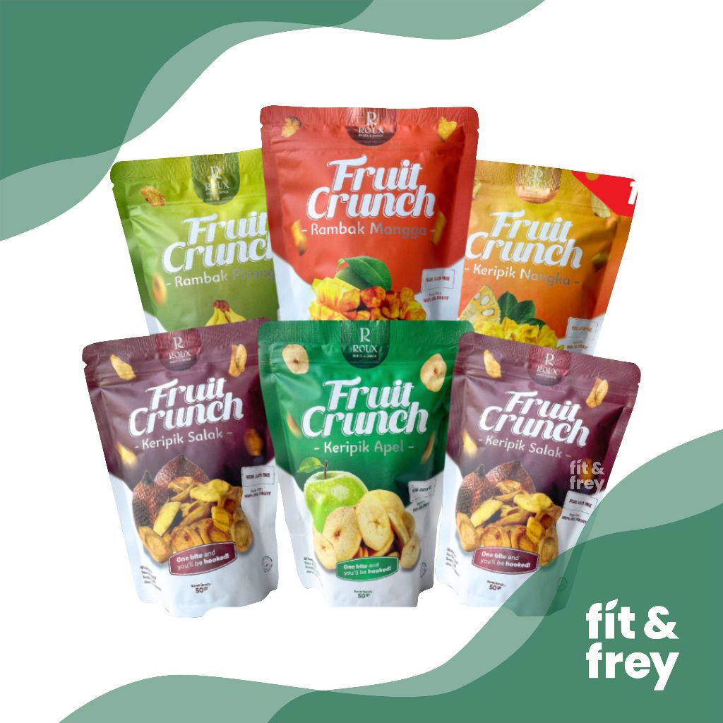 Jual ROUX Fruit Crunch - Keripik Buah - Rambak Pisang / Mangga / Nangka ...