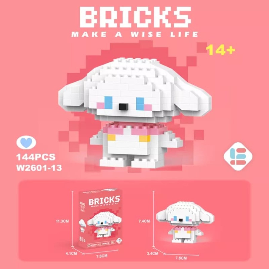 Jual Nano Block Model Kartun Building Blok Mainan Balok Susun DIY ...