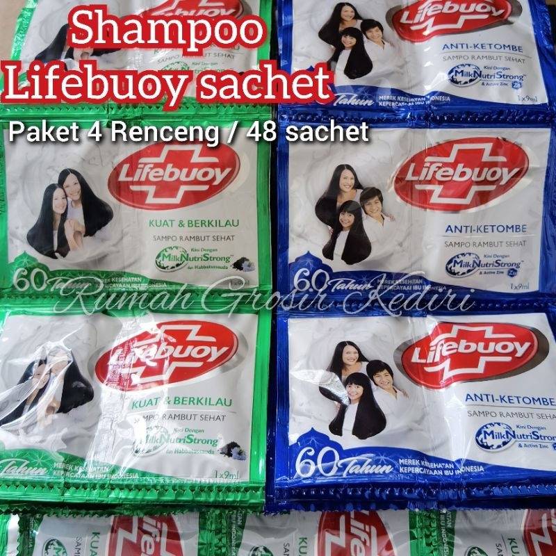 Jual Shampoo Lifebuoy Paket 4 renceng / 48 sachet | Shopee Indonesia