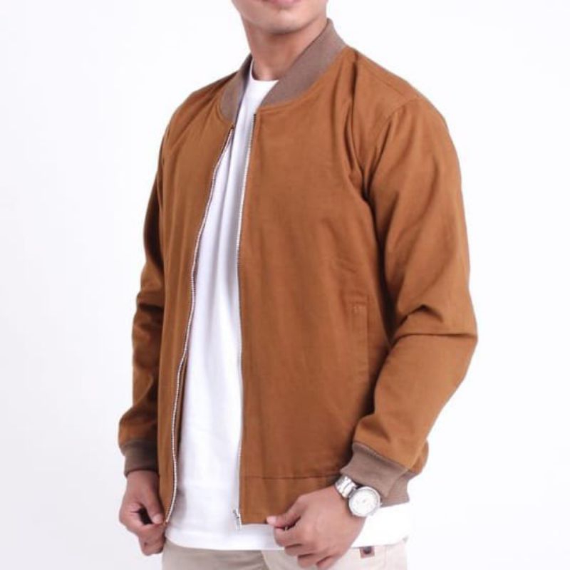 Jual jaket kanvas jaket bomber jaket bomber kanvas jaket pria jaket ...