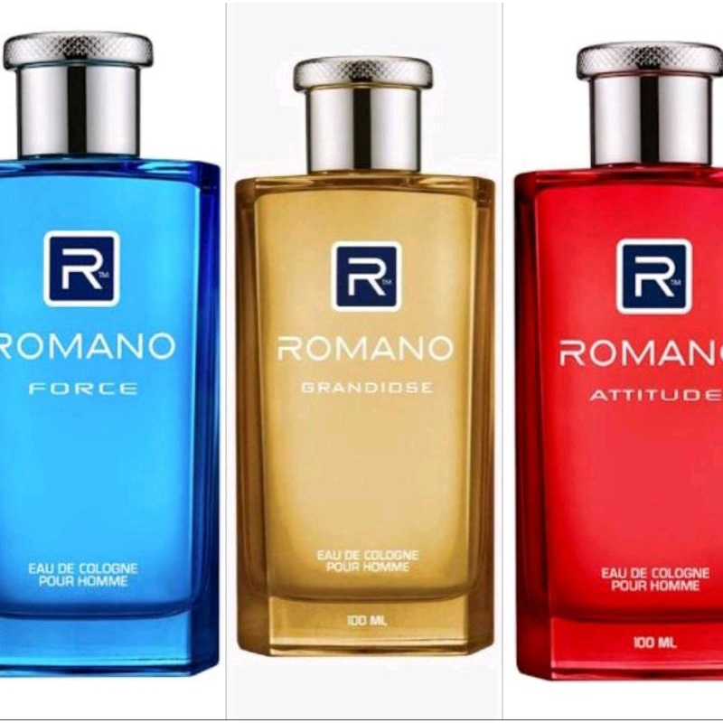 Jual ROMANO Eau de Cologne 100ml | Parfum Pria | Gentleman | Force ...