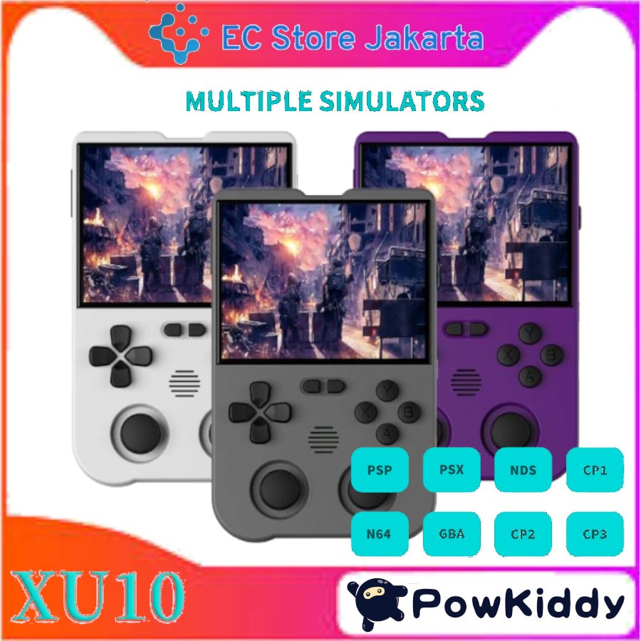 Jual POWKIDDY Magicx XU10 Portable Handheld Retro Video Game Console Game Classic PSP | Shopee ...