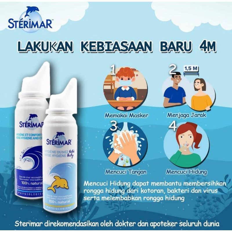 Jual STERIMAR NOSE HYGIENE BABY / HYGIENE AND COMFORT 50 ml / BLOCKED ...