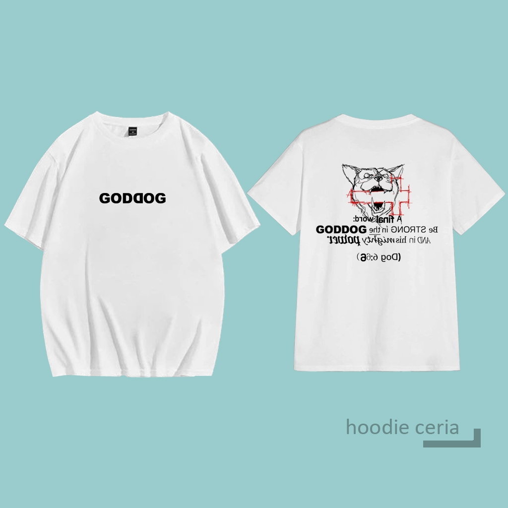 Jual Kaos Tshirt Goddog God Dog Lookism - Putih | Shopee Indonesia