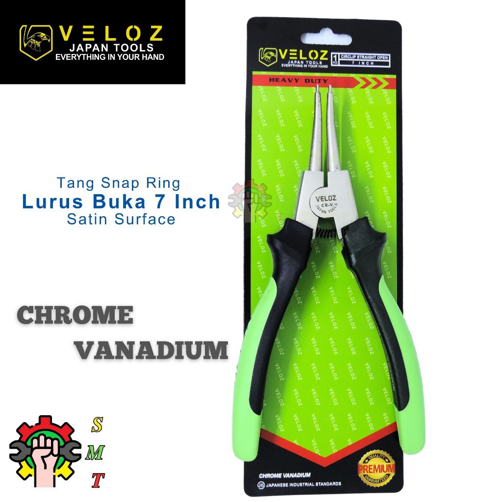 Jual Tang Snap Ring Buka / Circlip Straight Open 7 Inch Veloz Chrome ...