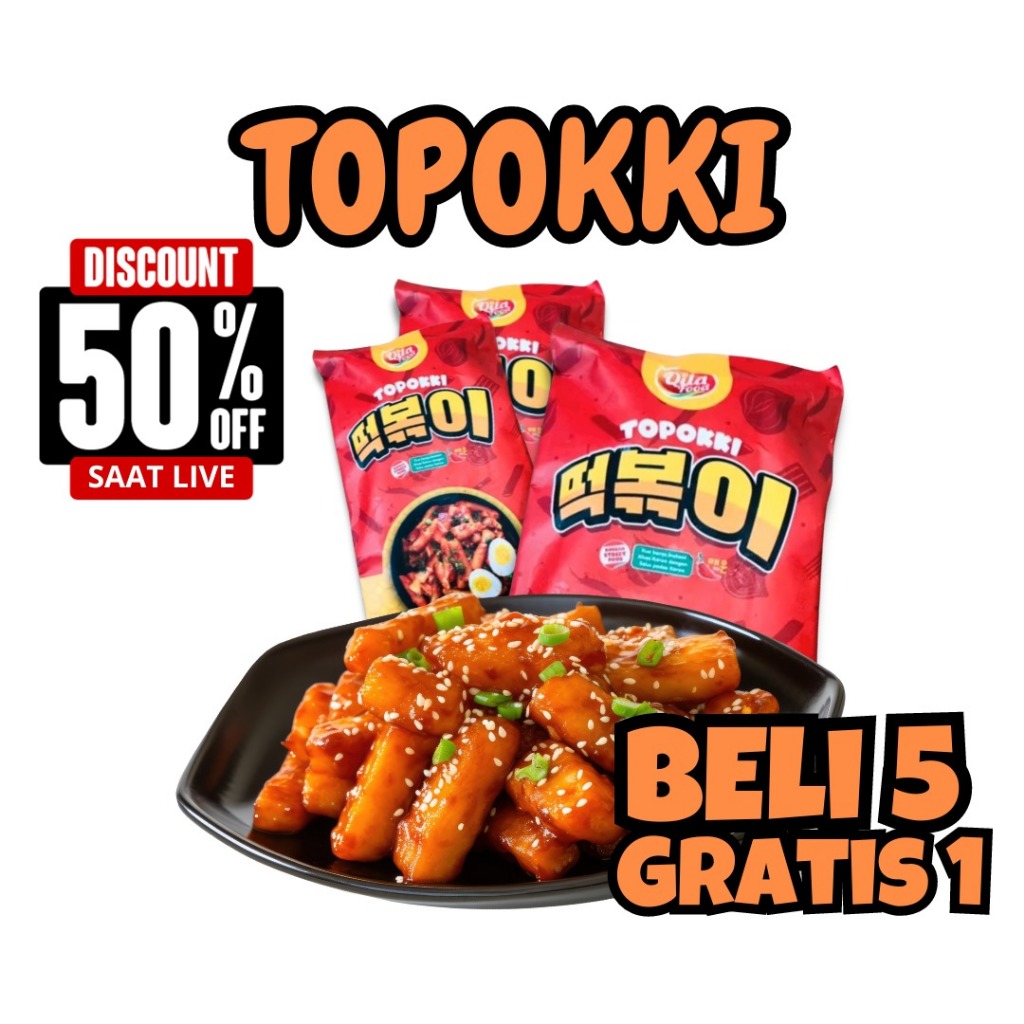 Jual TOPPOKI JAGUAR INSTAN HALAL / RABBOKI HALAL / TTEOBOKKI / MAKANAN ...