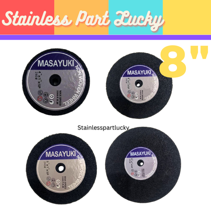 Jual NON WOVEN WHEEL/ SPON DOVE POLES BESI STAINLESS Masayuki #240 - 8 ...