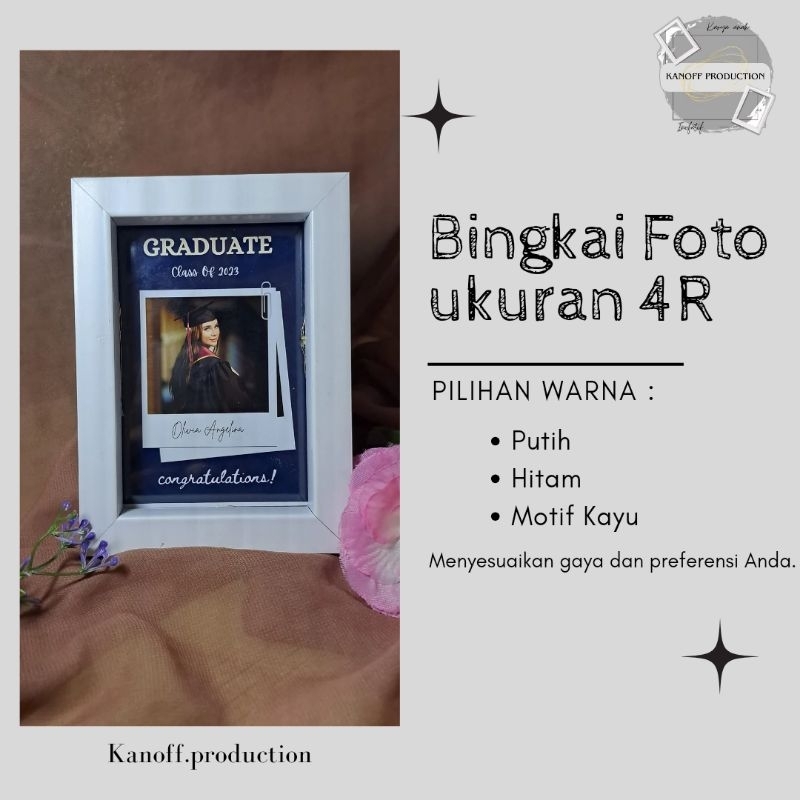 Jual BINGKAI FOTO CUSTOM UKURAN 4R 15 CM X 10 CM | Shopee Indonesia