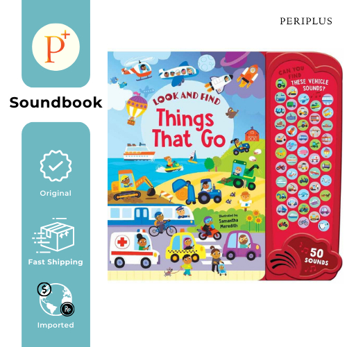 Jual 50-Button Mega Sound Book - Things That Go - 9780655231622 ...
