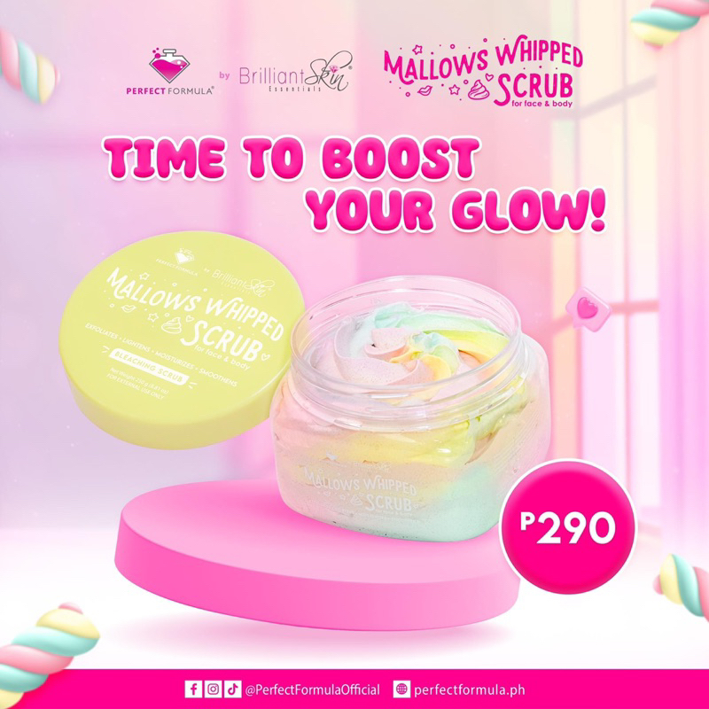 Jual Perfect Formula Mallows Whipped Scrub Brilliant Skin | scrub muka ...