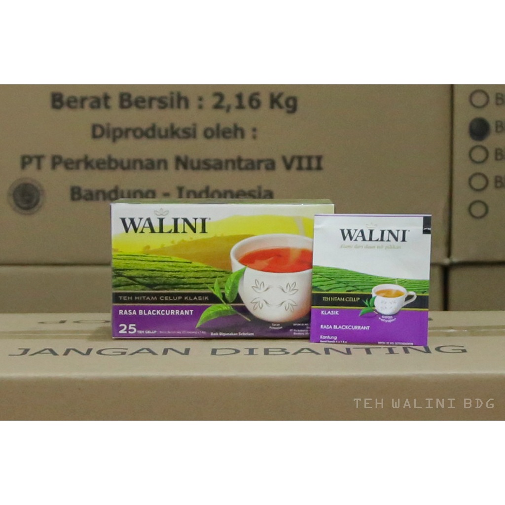 Jual Teh Walini Blackcurrant 25s Kemasan Amplop/ Tea Bag | Shopee Indonesia