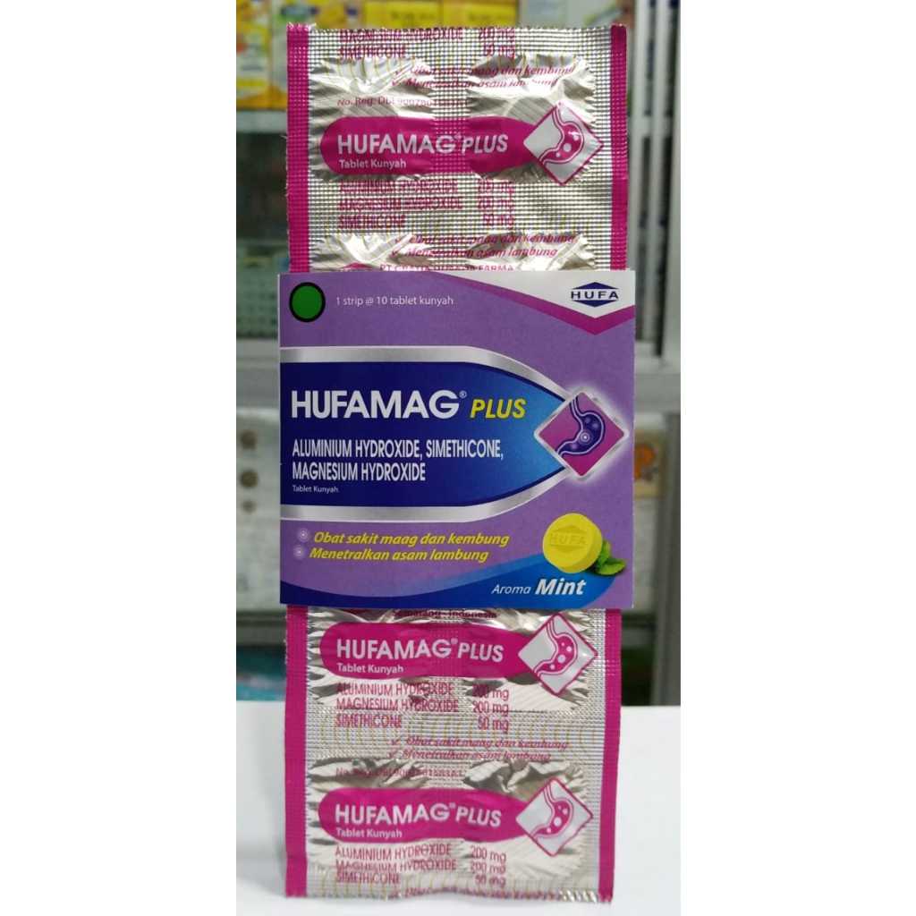 Jual Hufamag Plus 1 Strip Isi 10 Tablet - Mengatasi Asam Lambung dan ...