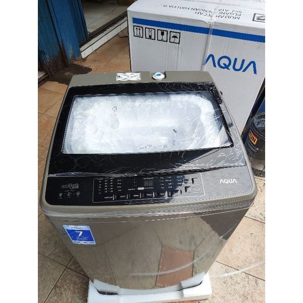 Jual Mesin Cuci Aqua 1 tabung Otomatis 8 kg 8kg AQW89DD AQW 89DD 89 DD ...