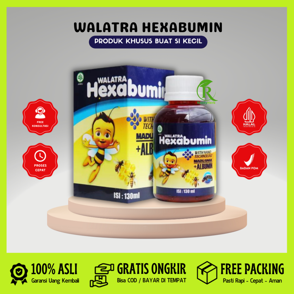Jual Walatra Hexabumin Original Isi 130 ml - Vitamin / Suplemen Untuk ...