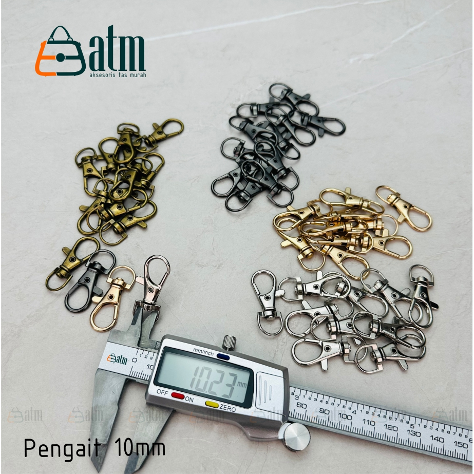 Jual Kait Tas Mini Murah 10mm (1cm) Harga per Lusin | Shopee Indonesia