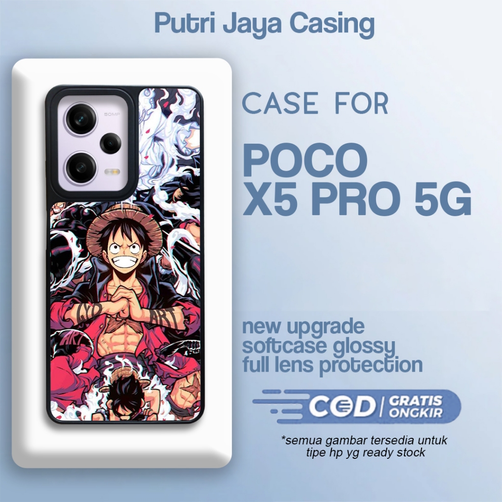 Jual Casing Poco X5 Pro 5G Terbaru Anime Luffy Case X5 Pro 5G Hardcase ...