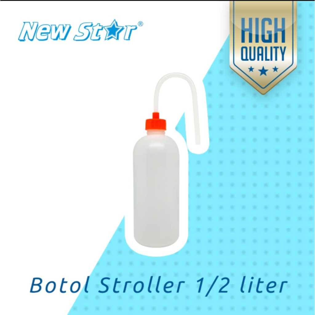 Jual Botol Selang NEW STAR 1/2 liter 0.5 liter 1liter untuk isi ulang ...