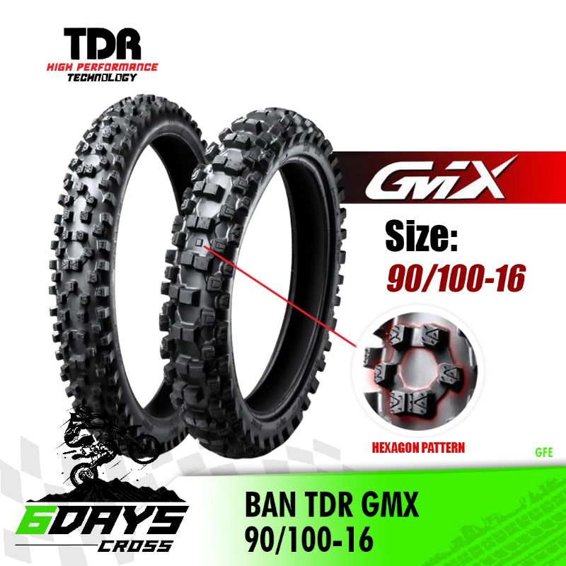 Jual Ban Trill TDR GMX Ban Offroad 90/100-16 Rear T/T | Shopee Indonesia