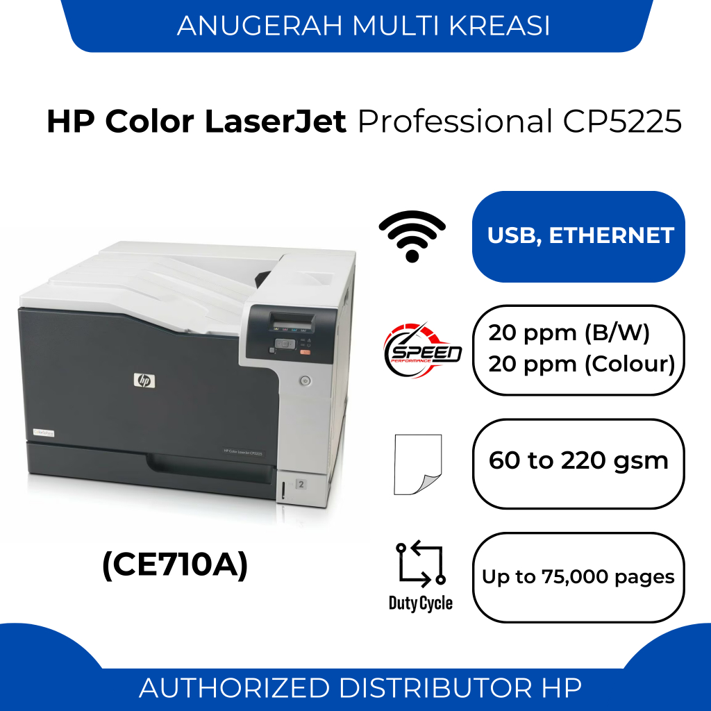 Jual HP Color LaserJet Professional CP5225 (CE710A) | Shopee Indonesia