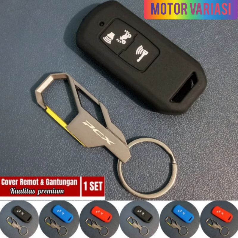 Jual Paket gantungan kunci Logo PCX 160 Dan cover remot PCX160 kualitas ...
