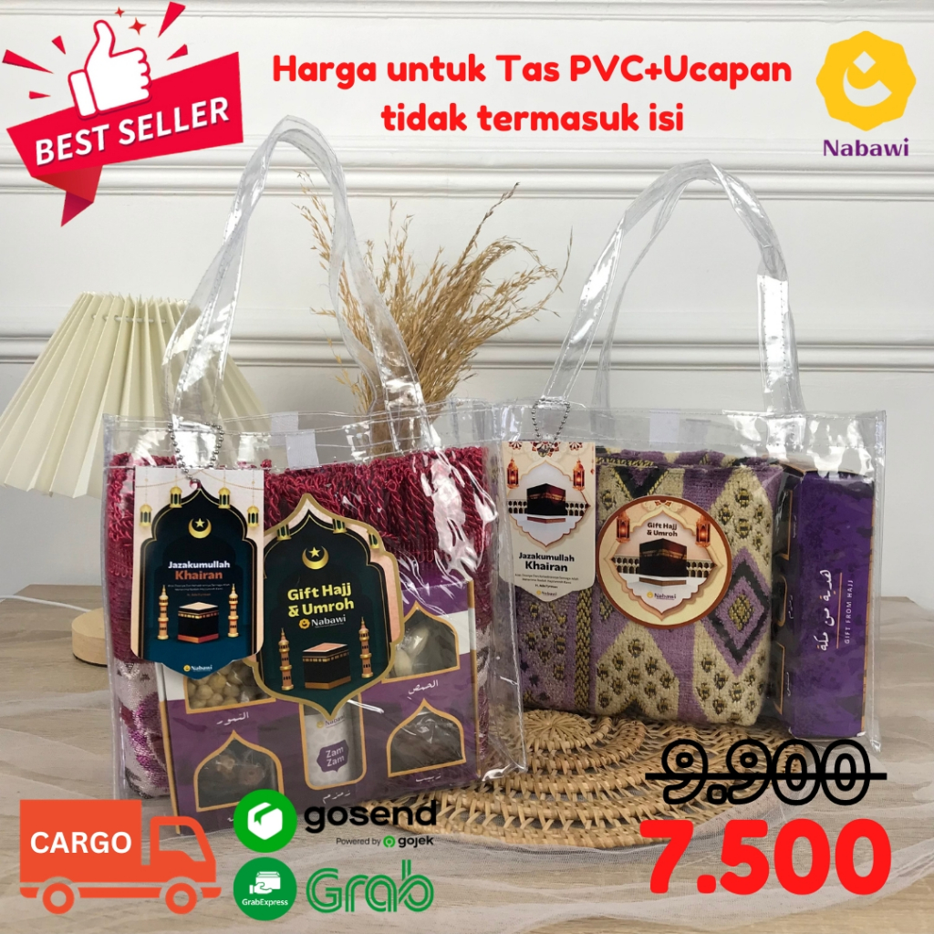 Jual Tas Mika Oleh Oleh Haji dan Umroh Free Stiker + Tag Ucapan Tas ...