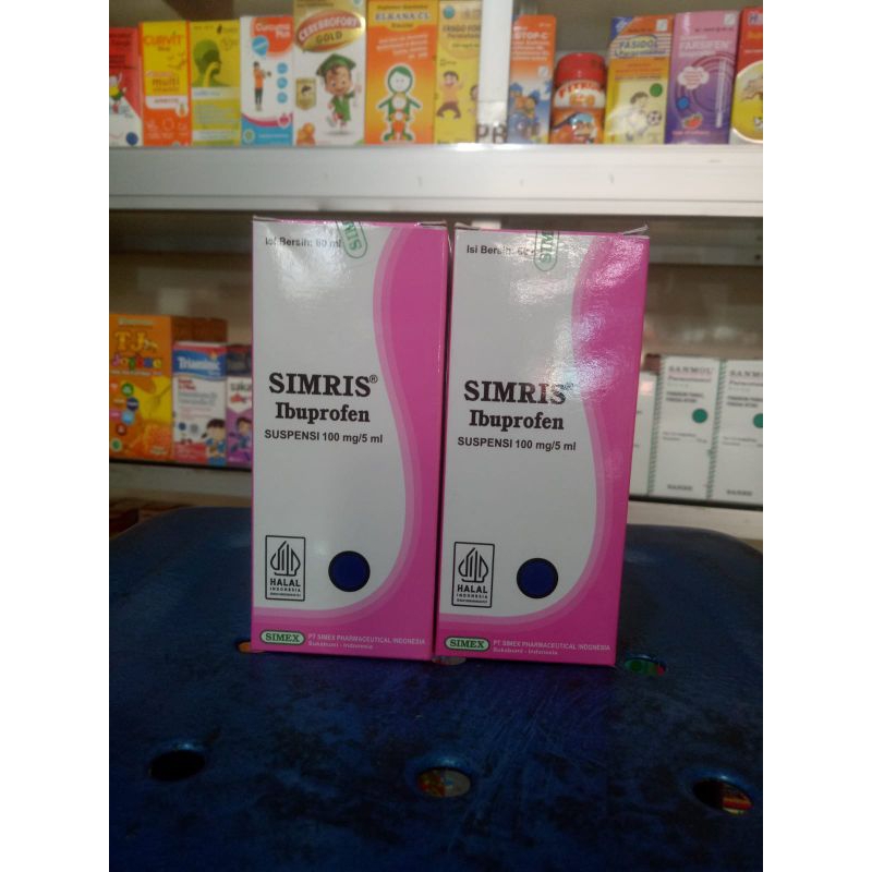 Jual SIMRIS SYR/MENURUNKAN DEMAM / MEREDAKAN NYERI SAKIT GIGI/ SAKIT ...