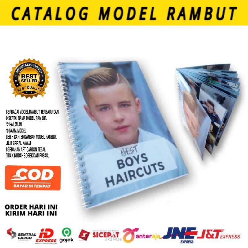 Jual buku model rambut - katalog model rambut anak anak - buku ...