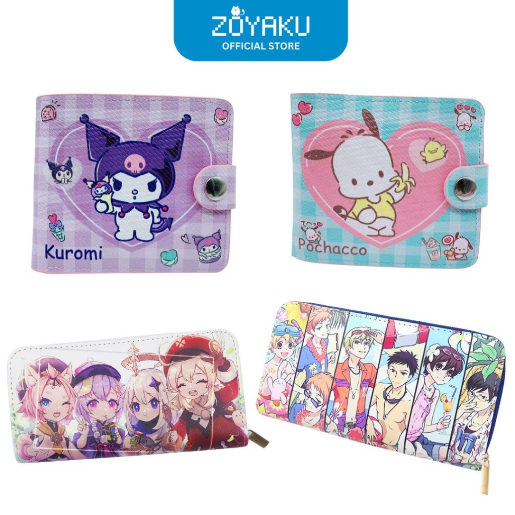 Jual Dompet Lipat Anak Motif Anime Kartun Sanrio Kuromi Cinnamoroll ...