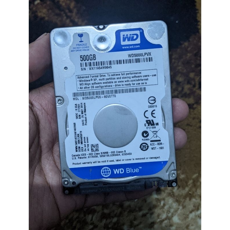 Jual Hardisk Internal Laptop 2.5" 500GB Normal Sentinel 100% | Shopee ...