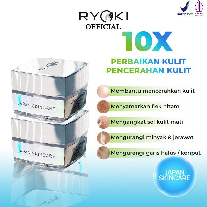 Jual RYOKI Japan Skincare Night Cream Krim Malam Merawat Mengencangkan ...