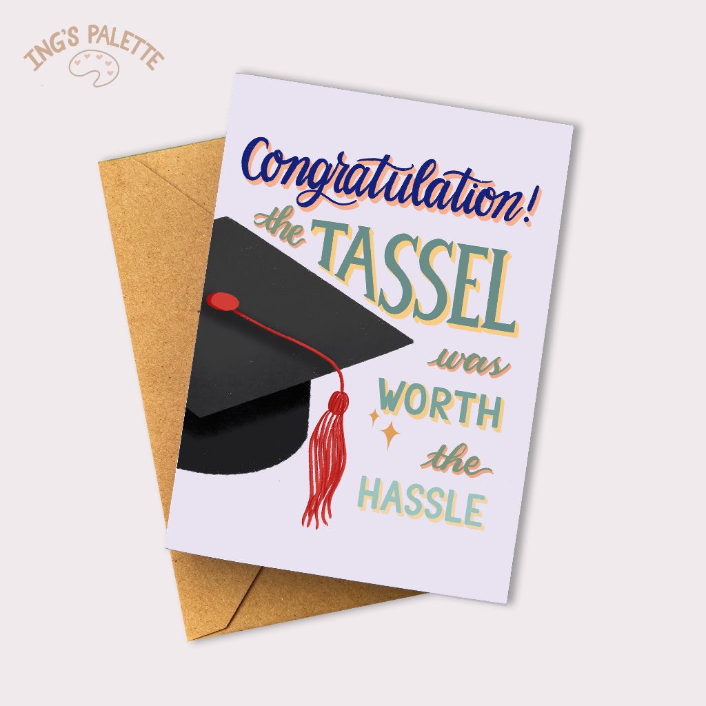 Jual Ing's Palette Graduation Card - GC04 | Kartu Ucapan Wisuda Lulus ...