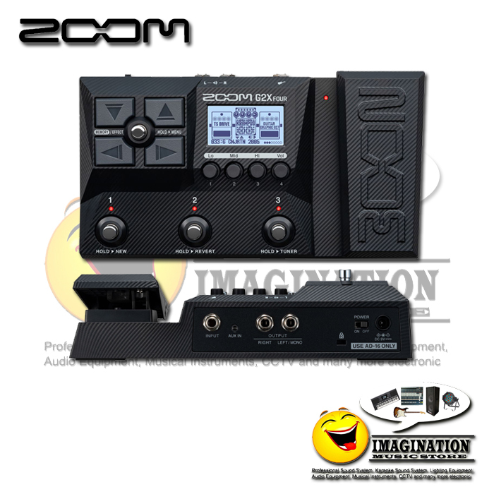 Jual Zoom G2X Four Multi-effects Processor with Expression Pedal ...