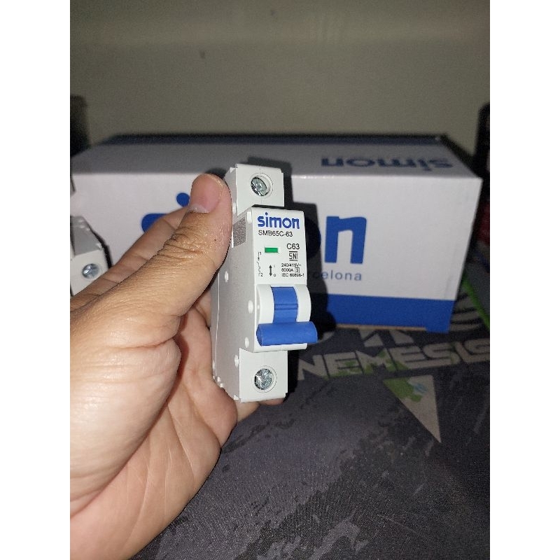 Jual MCB SIMON 2A 4A 6A 10A 16A 20A 25A 32A 40A 50A 63A / MCB ...