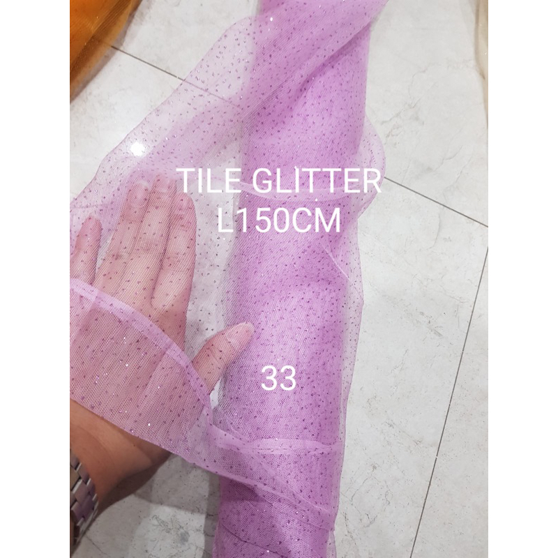 Jual KAIN Tile Glitter TILE KILAP Korea harga per setengah meter (Lebar ...