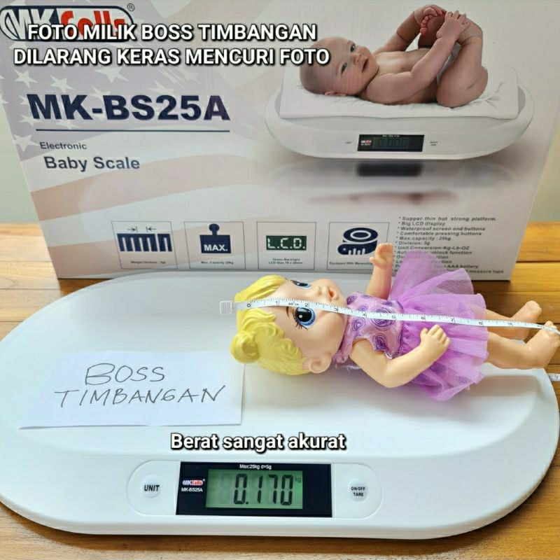 Jual timbangan bayi MK baby scale ukur tinggi bayi | Shopee Indonesia