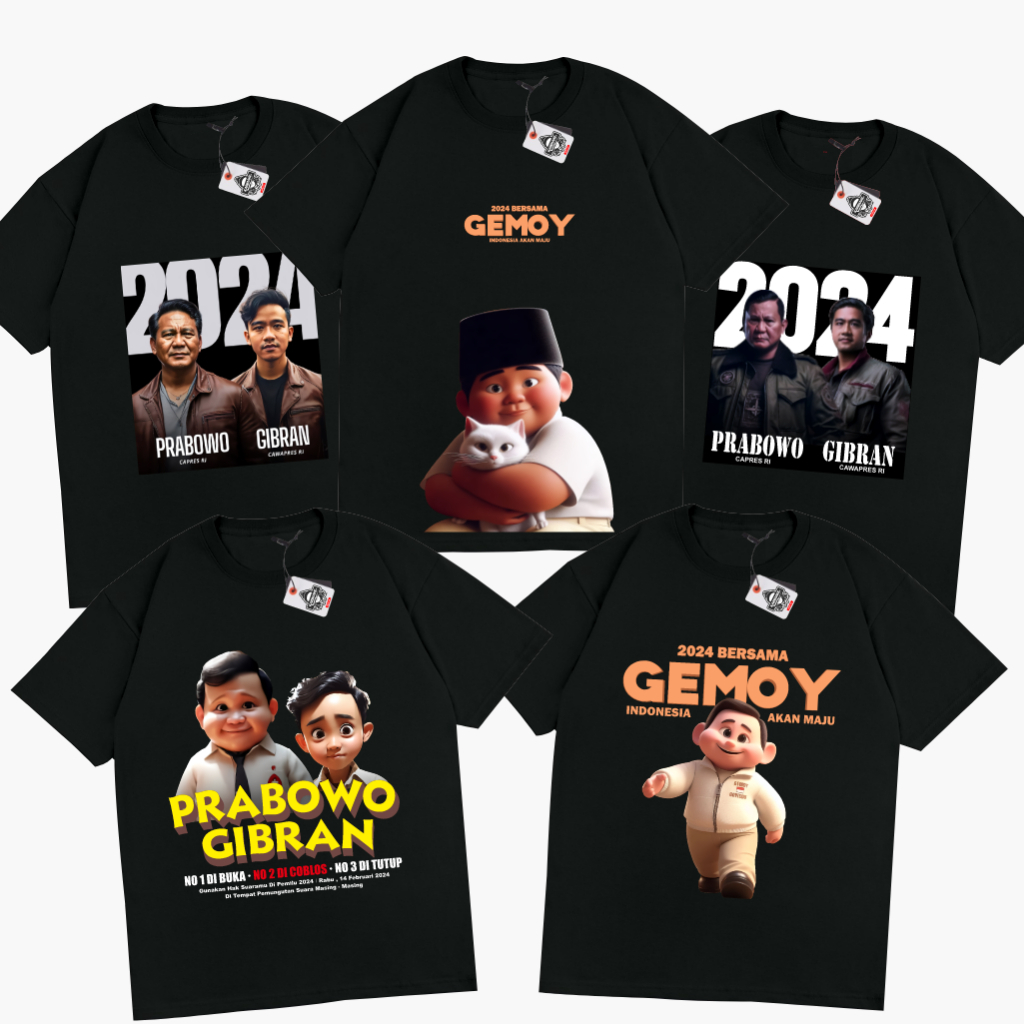Jual KAOS PRABOWO GEMOY RELAWAN SAHABAT KONCO PRABOWO SUBIANTO CAPRES ...