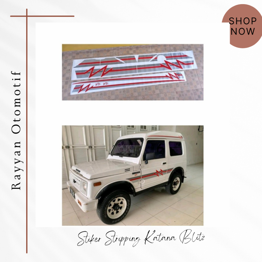 Jual Stiker Stripping Katana Blitz | Shopee Indonesia