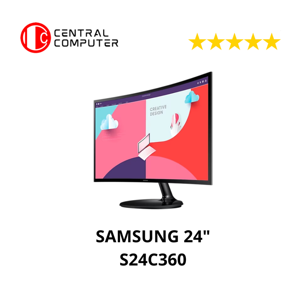 Jual Monitor LED Samsung 24 Inch Curved Full HD S24C360/ LS24C360EA ...