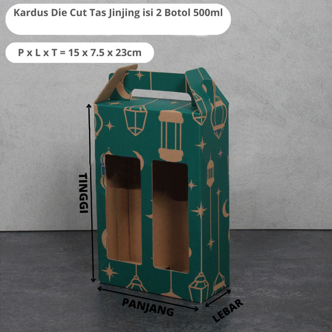 Jual 10Pcs Box Botol Kale 500ml isi 2 Dus Hampers Botol Minuman Box ...
