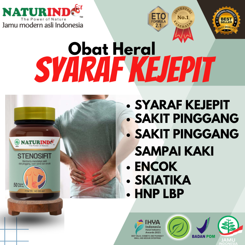 Jual Obat Saraf Kejepit Sakit Pinggang Nyeri Sendi Punggung Encok ...