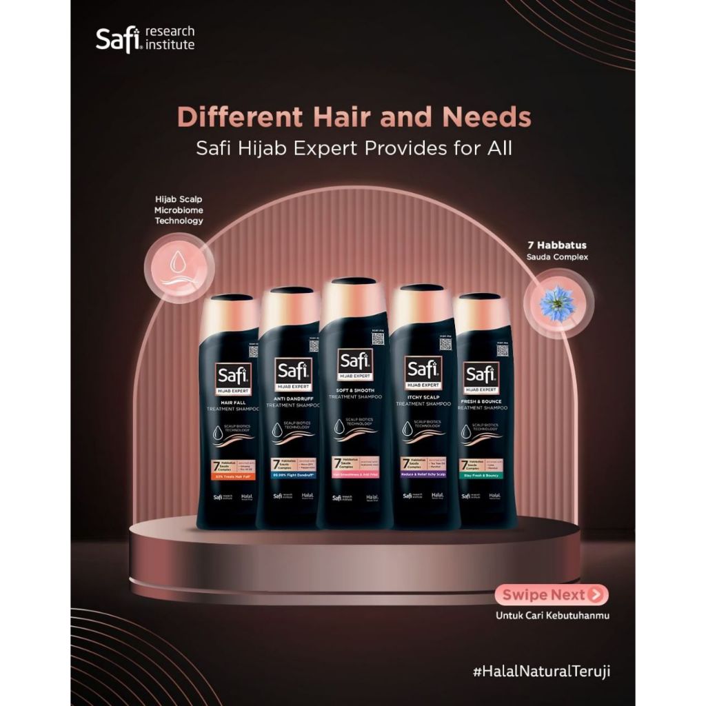 Jual SAFI HIJAB EXPERT SHAMPO 160 ML ( NEW PACKAGING) | Shopee Indonesia