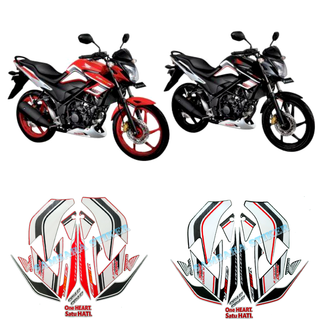 Jual STICKER STRIPING MOTOR HONDA CB150R 2015 SE STANDAR FULL SET ...