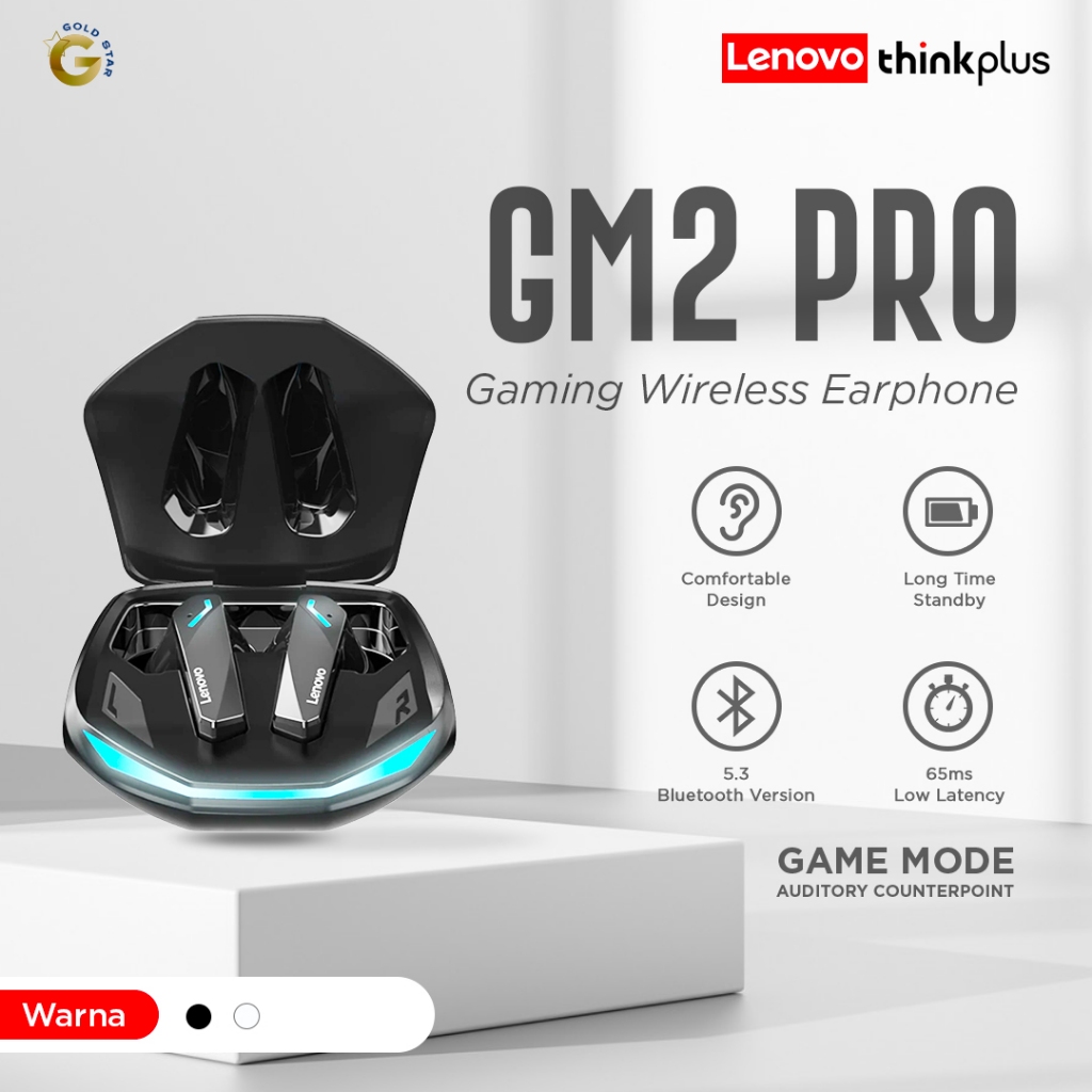 Jual Thinkplus GM2 Pro Bluetooth Earphone Gaming Headphone Headset TWS | Shopee Indonesia