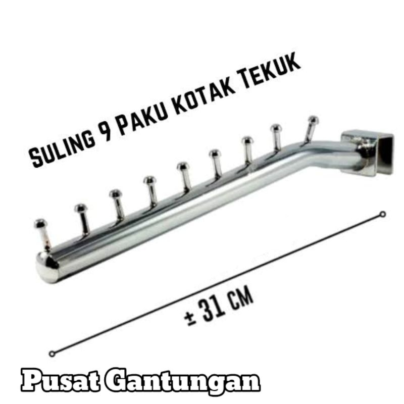 Jual Suling Pipa Kotak 9 Titik Tekuk ( L ) | Shopee Indonesia